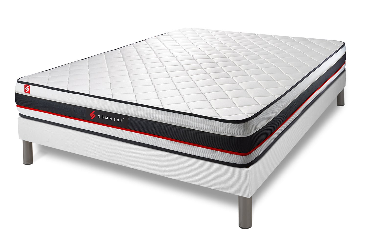 Ensemble matelas 140 x 200 cm Form - Mousse - Ep : 19 cm - Très ferme ...