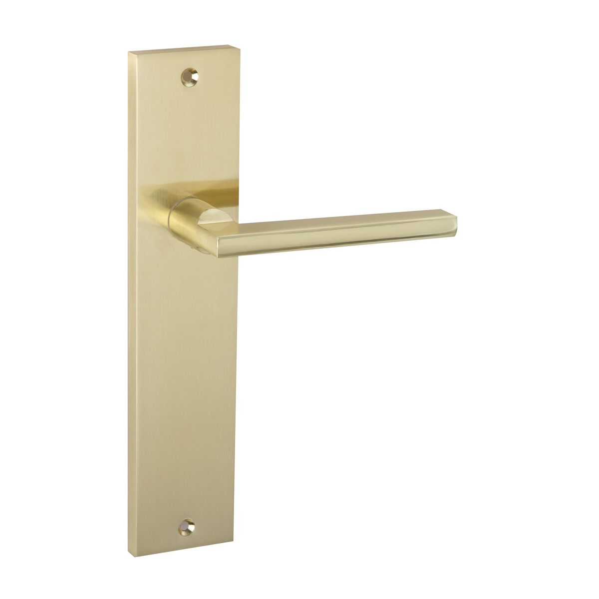 Manilla Placa Rectangular Rental Aluminio Dorado Satinado para Puertas ...