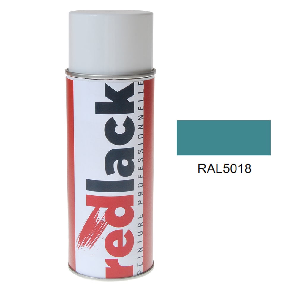 Redlack Pintura aerosol RAL 5018 Brillante multisuperficie | Leroy Merlin