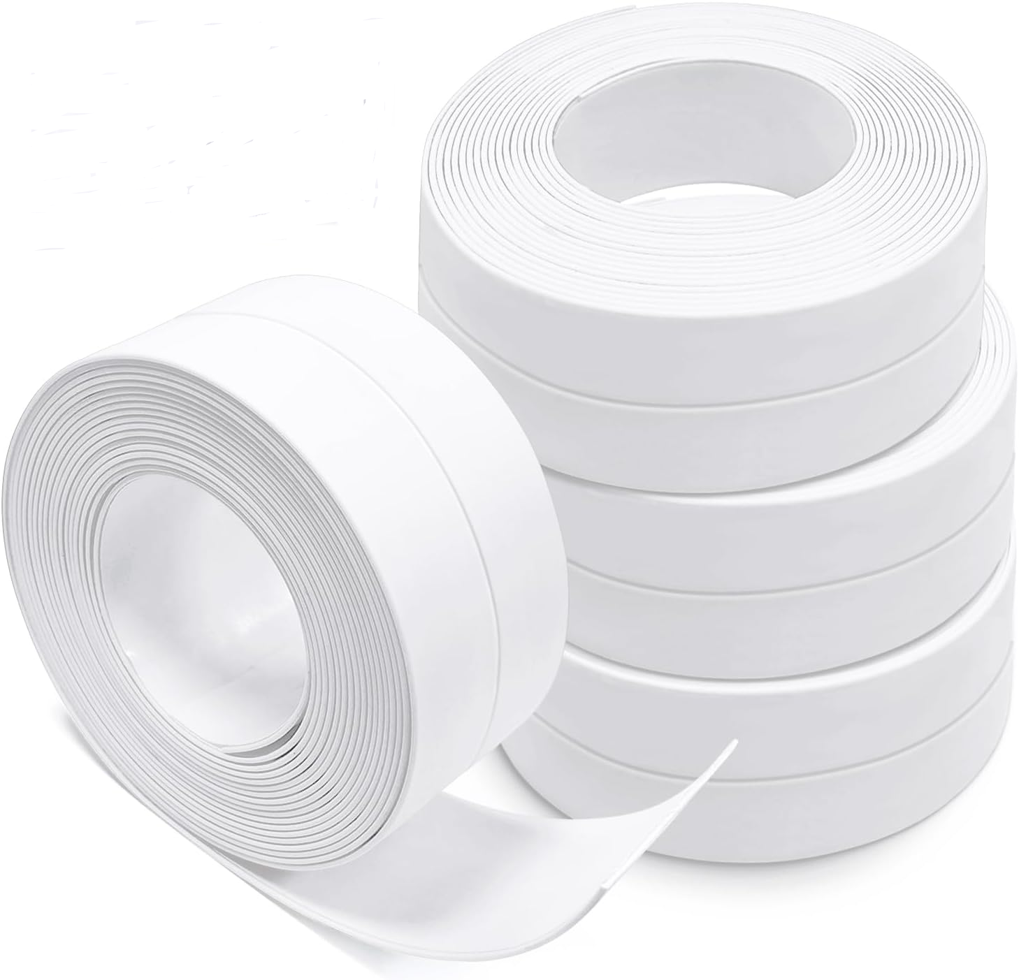 Lot de 4 rouleaux de bandes d'étanchéité autocollantes pour salle de ...