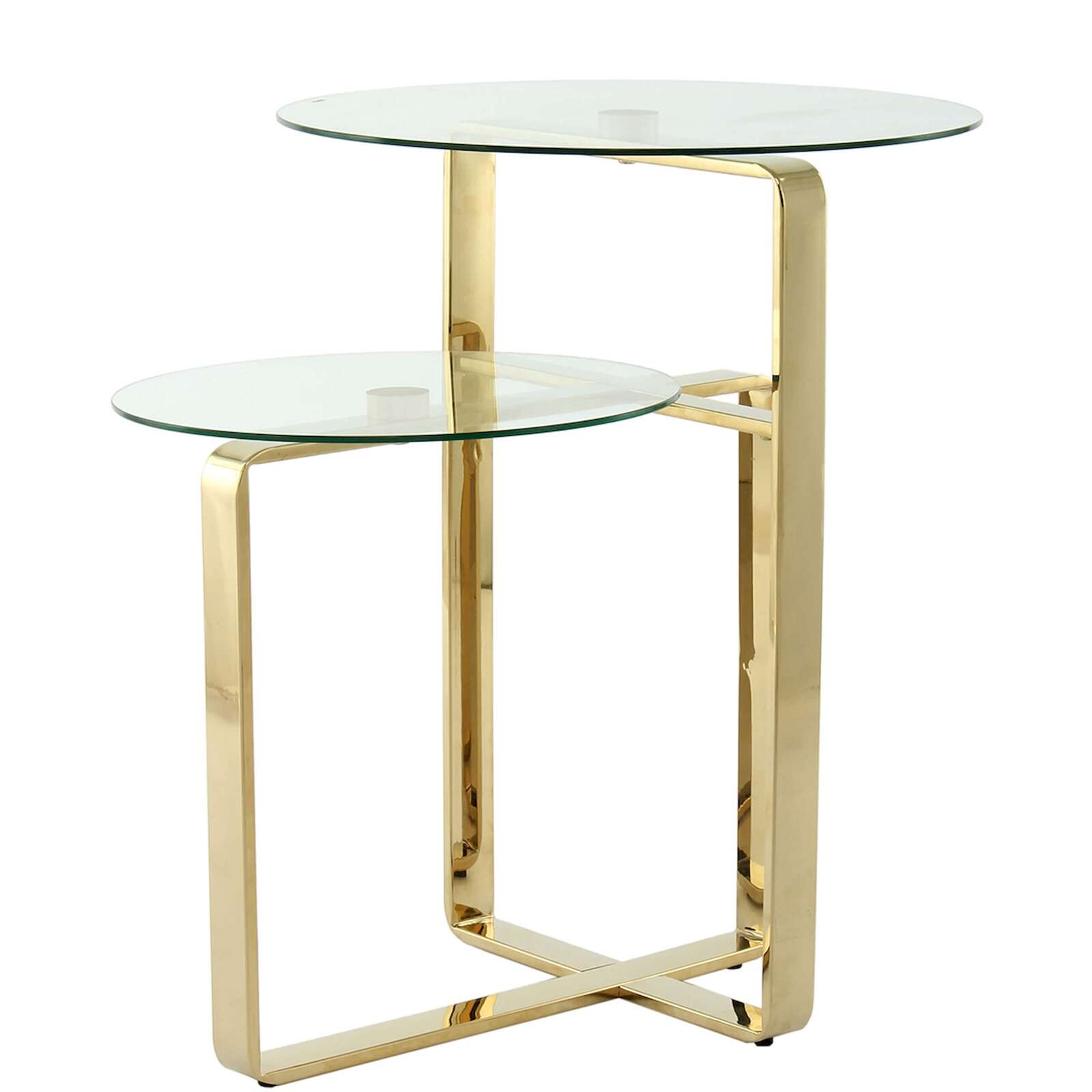 Table d'appoint Katris 100 60 x 46 x 60 cm or | Leroy Merlin