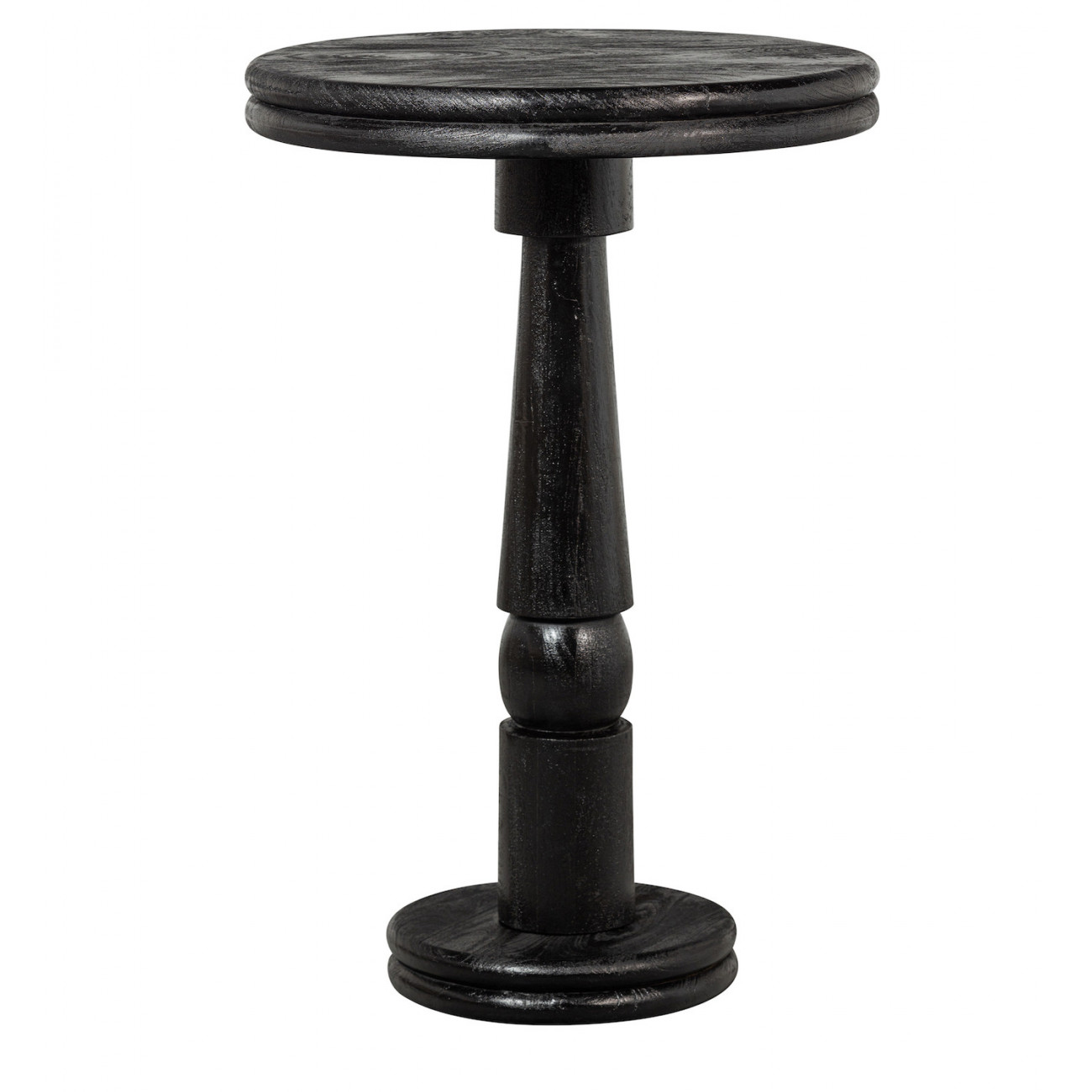 KOLBY - Table de bar ronde noire D70 - | Leroy Merlin