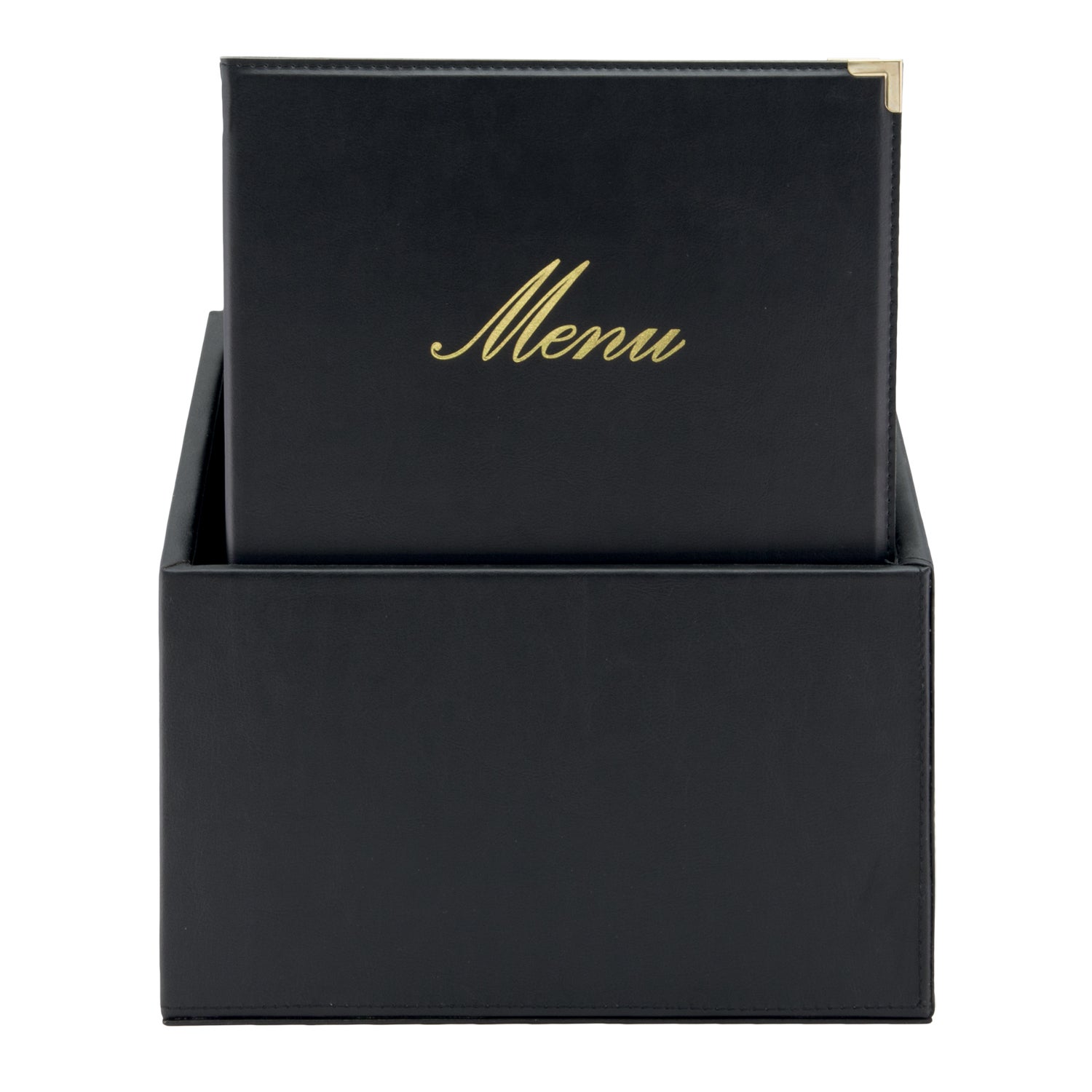 Securit Classic Range Menu Box with 20 A4 Menu Cards with1 Double ...