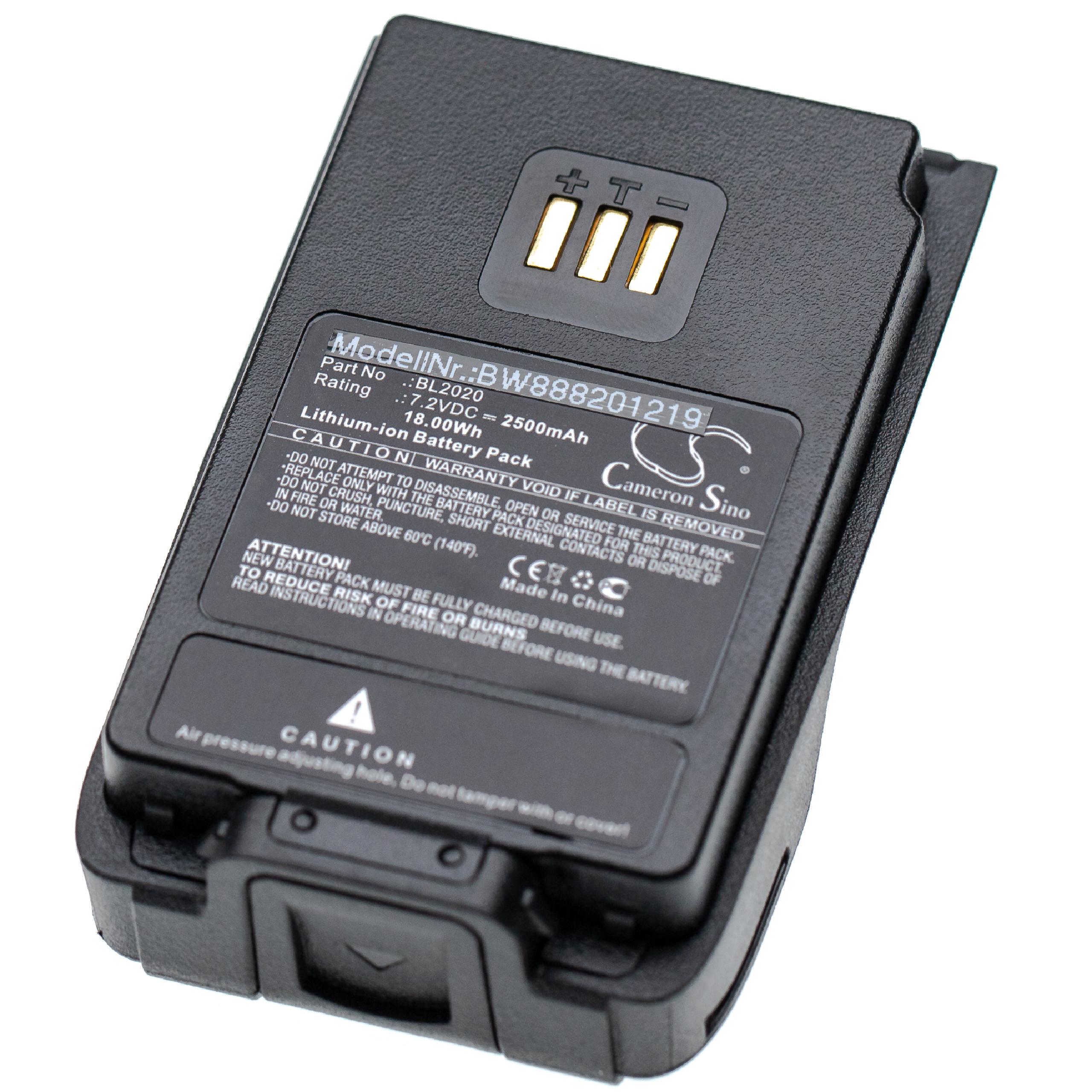 Vhbw Batterie compatible avec Hytera PD602G, PD602, PD606, PD605, PD660 ...