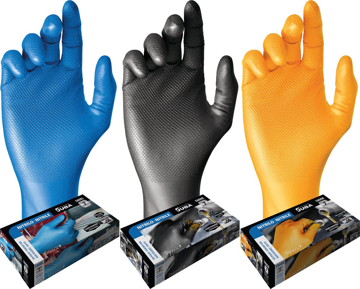 JUBA GUANTE 580BL DESECHABLE NITRILO AZUL 9 L (50U | Leroy Merlin