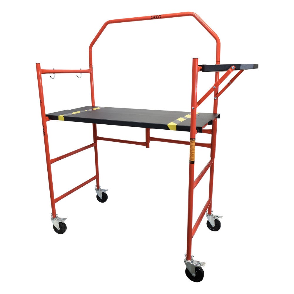 Echafaudage roulant - Pliable sur Roulettes - Hauteur de travail 85cm ...