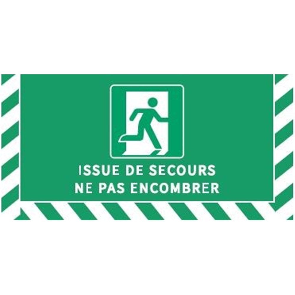 Signalisation au sol pour Issue de Secours / Marque : Mondial ...
