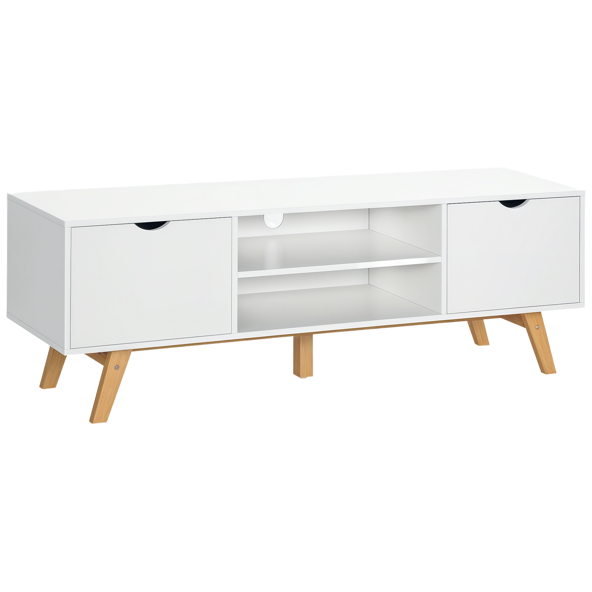 Meuble tv Panneaux MDF HOMCOM | Leroy Merlin