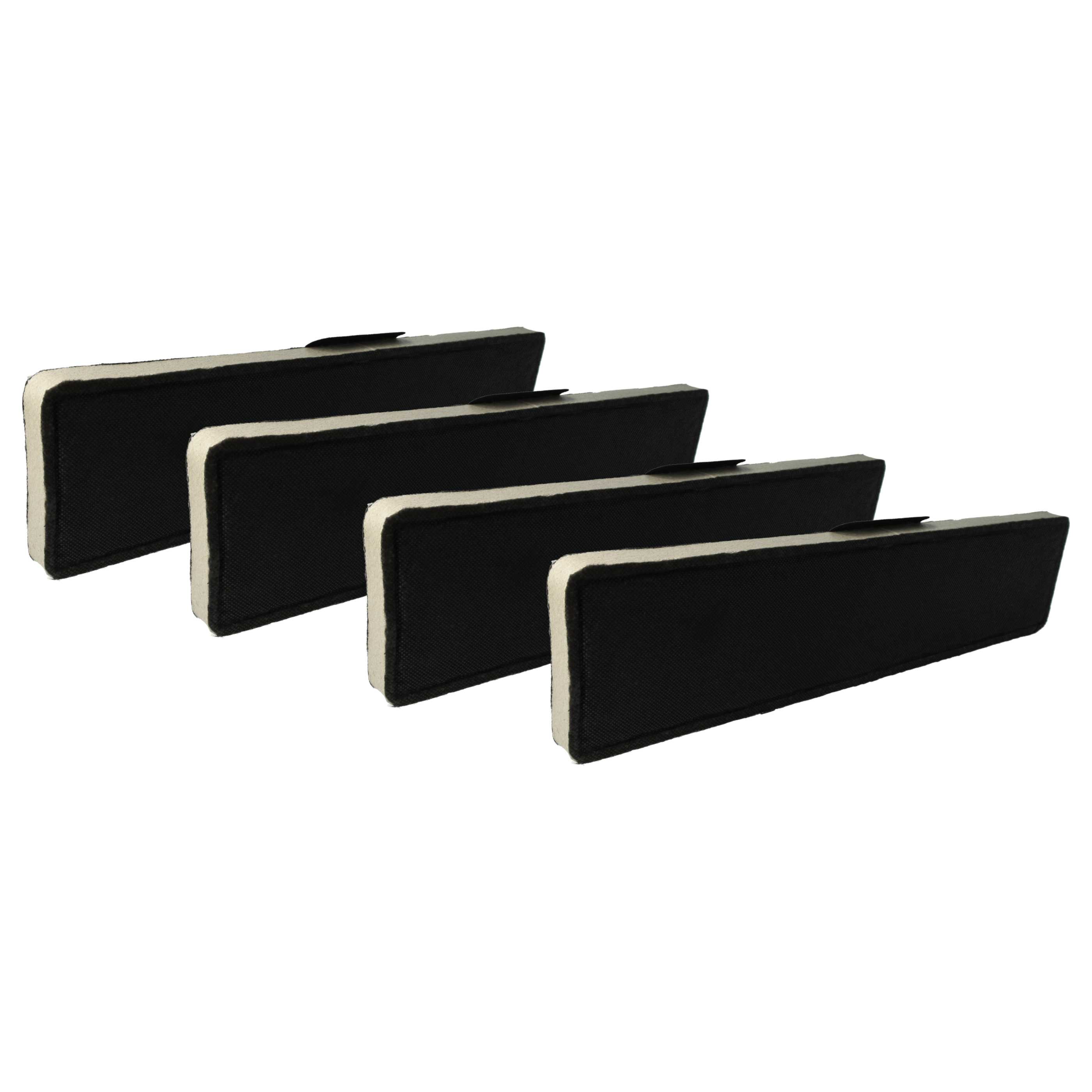 Vhbw 4x Filtres à charbon actif compatible avec Miele DA 2806 / BRWS, DA 2808 / BRWS, DA 2806 ...