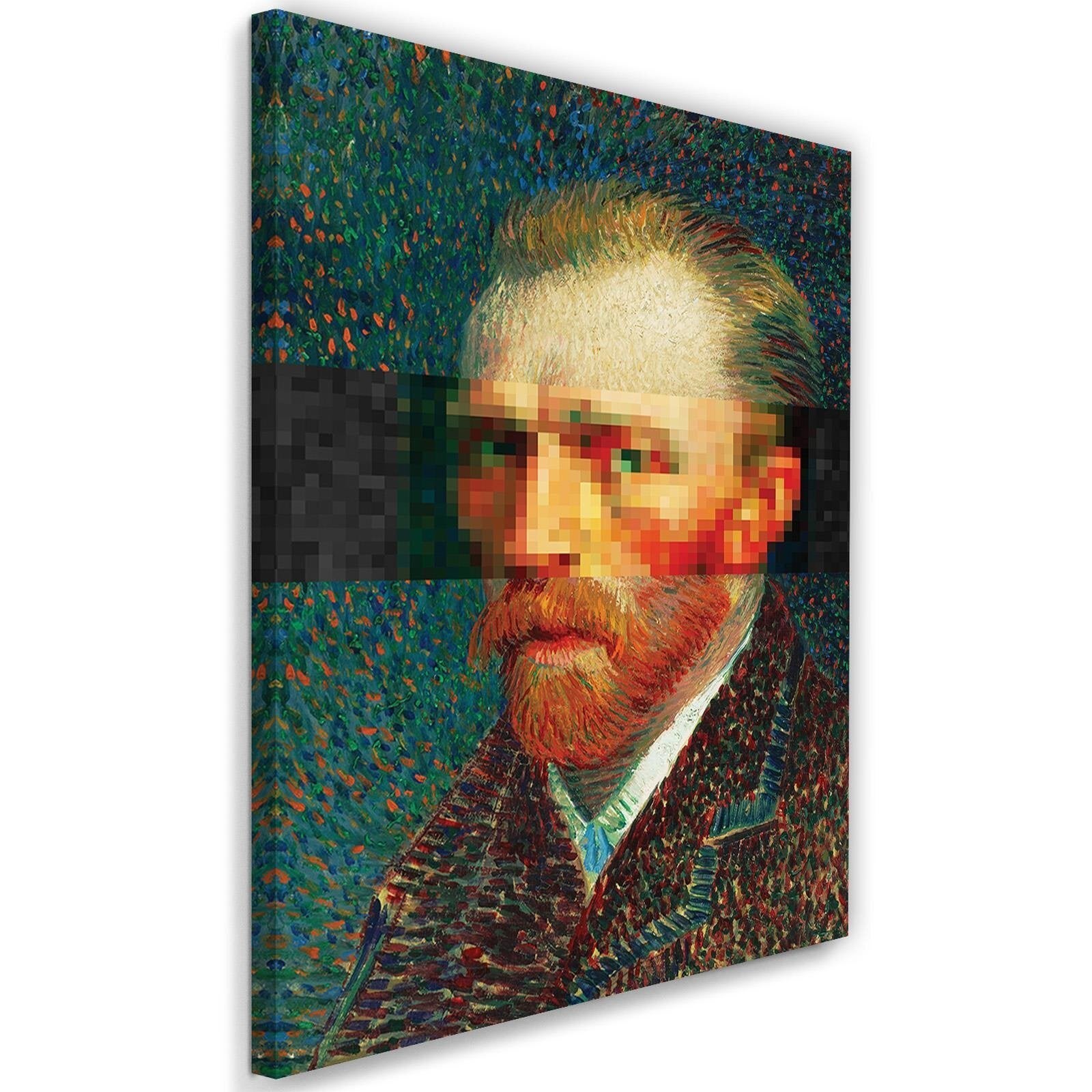 Tableau image autoportrait du peintre xxl - 70 x 100 cm | Leroy Merlin