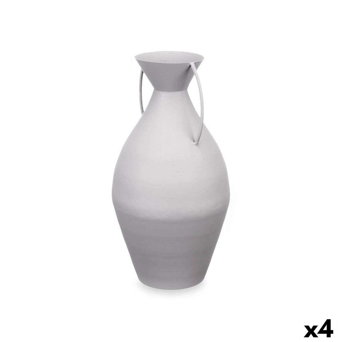 Vase Gris Acier 22 x 43 x 22 cm (4 Unités) | Leroy Merlin