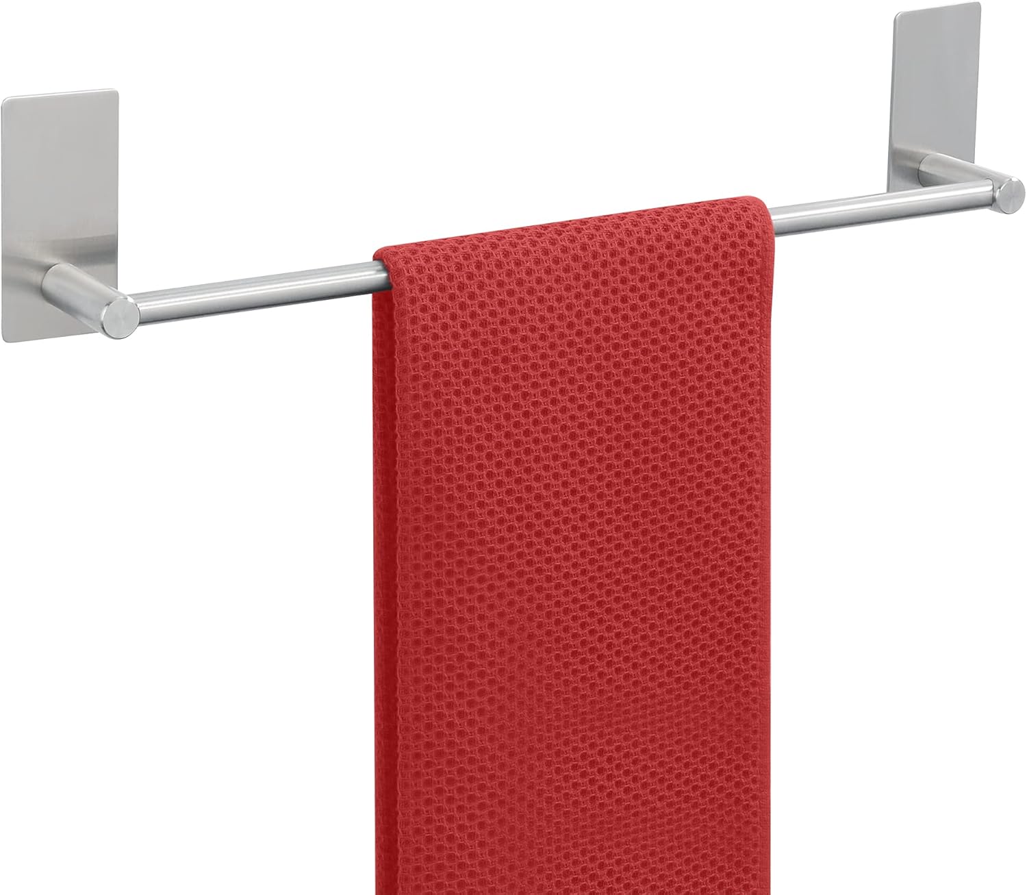 Toallero de baño, toallero encolado de acero inoxidable, no requiere ...