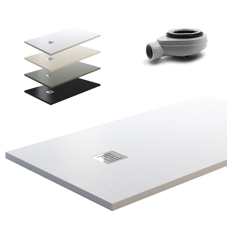 Receveur de douche texture ardoise C3 ARDESIA 80x80 CUADRADO BLANC ...