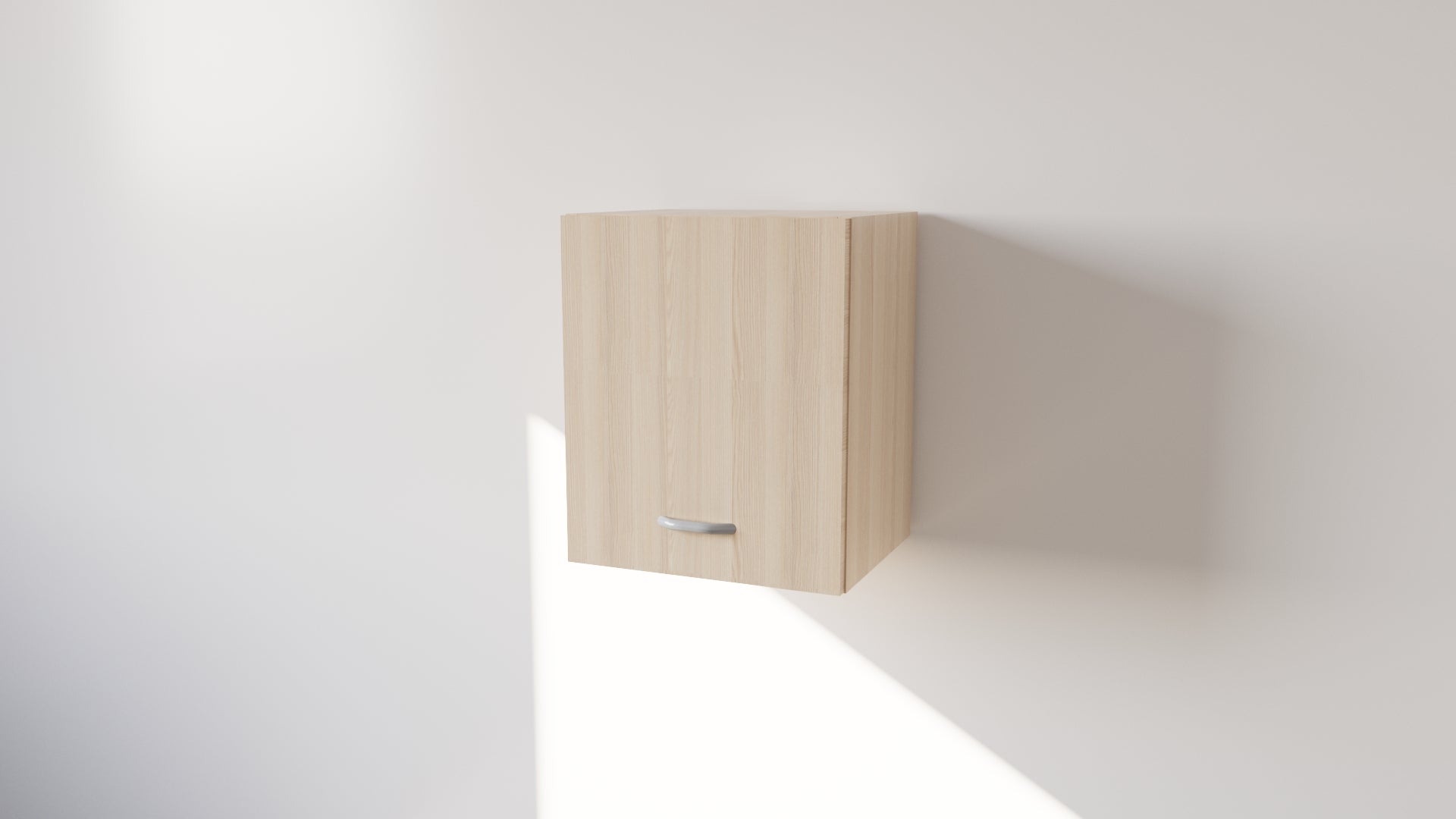 Mueble de cocina en madera melamina roble. Mueble alto con 1 puerta ...