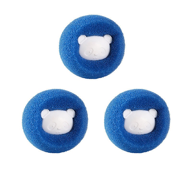Pack de 3 bolas atrapa pelos para lavadora. Blue 3 paquetes | Leroy Merlin