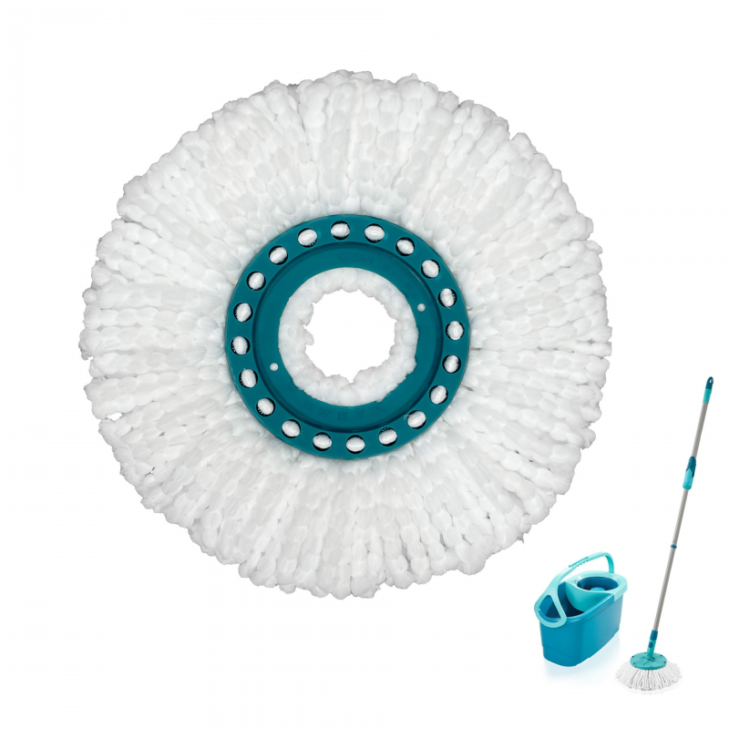 2 cabezales de repuesto para mopa de disco Leifheit Clean Twist para ...
