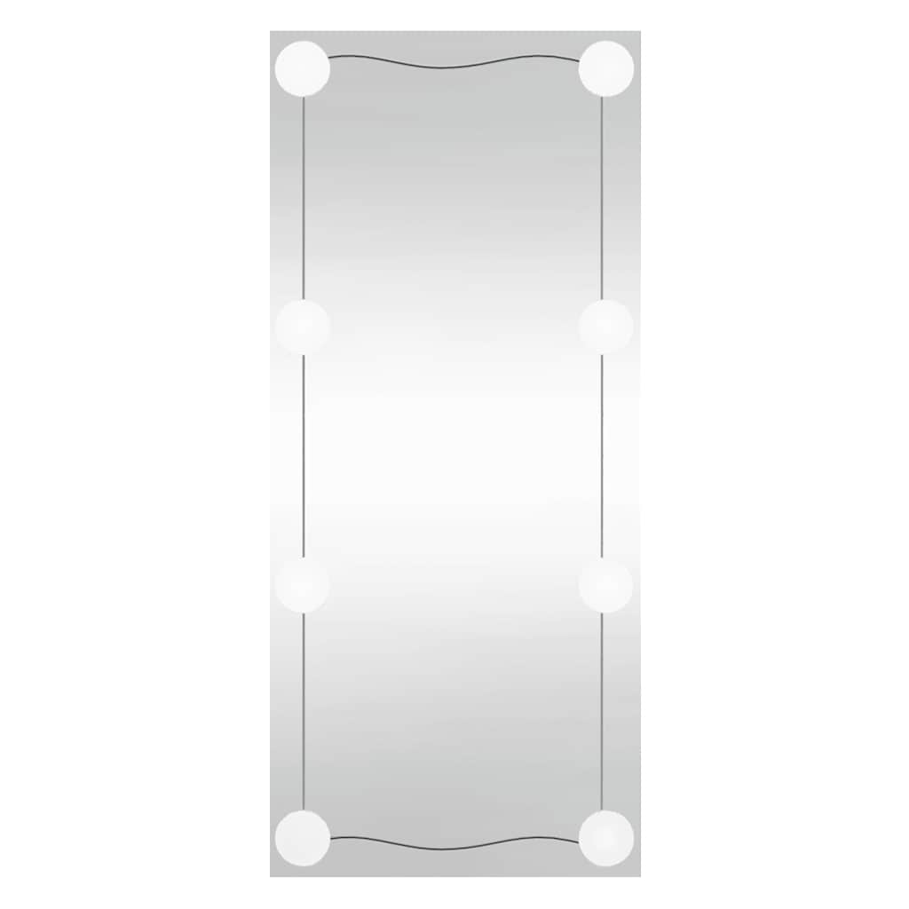 Espejo de pared rectangular con luces LED vidrio 40x80 cm | Leroy Merlin