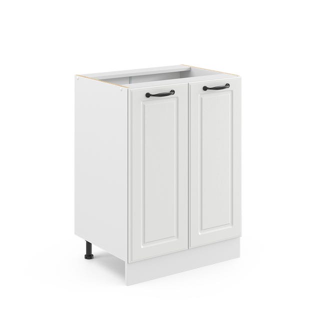 Vicco Meuble Bas De Cuisine R Line Blanc Campagneblanc 60 Cm Pt