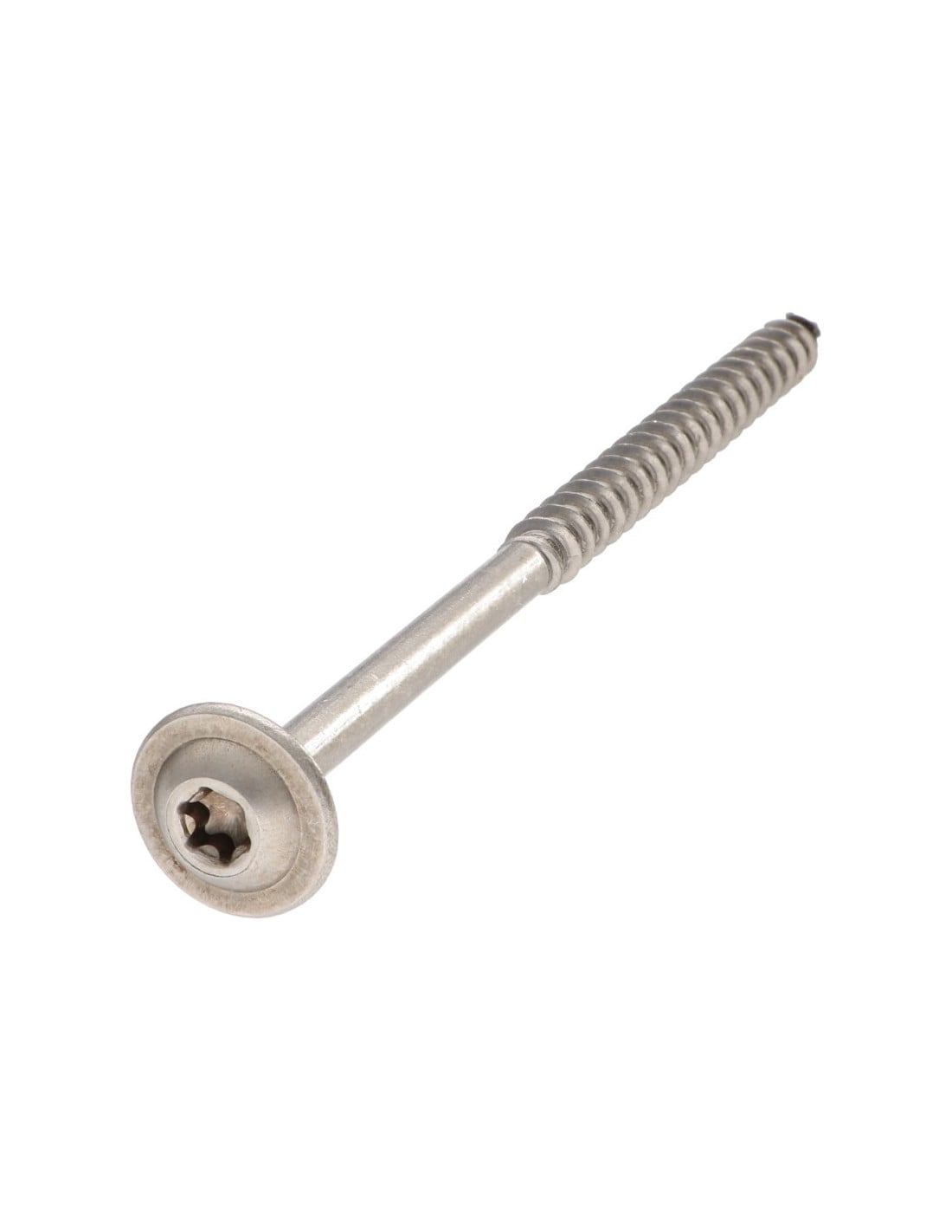 Vis charpente tête disque Inox A2 8X400 Filetée sur 80 TORX T40 ...