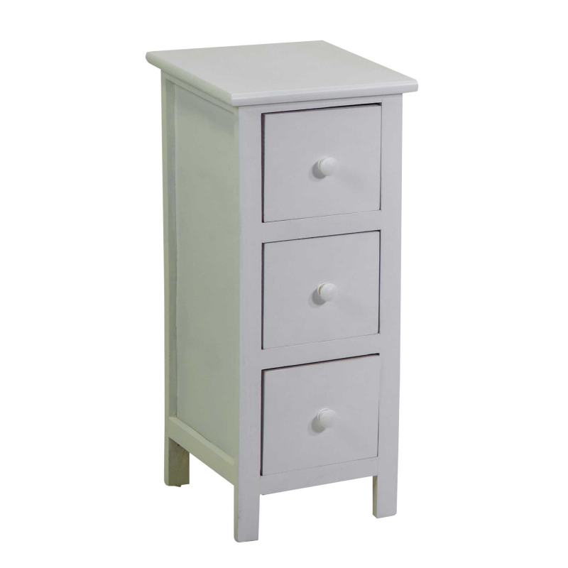 Meuble Eleonora blanc 3 tiroirs 25x28x58cm | Leroy Merlin