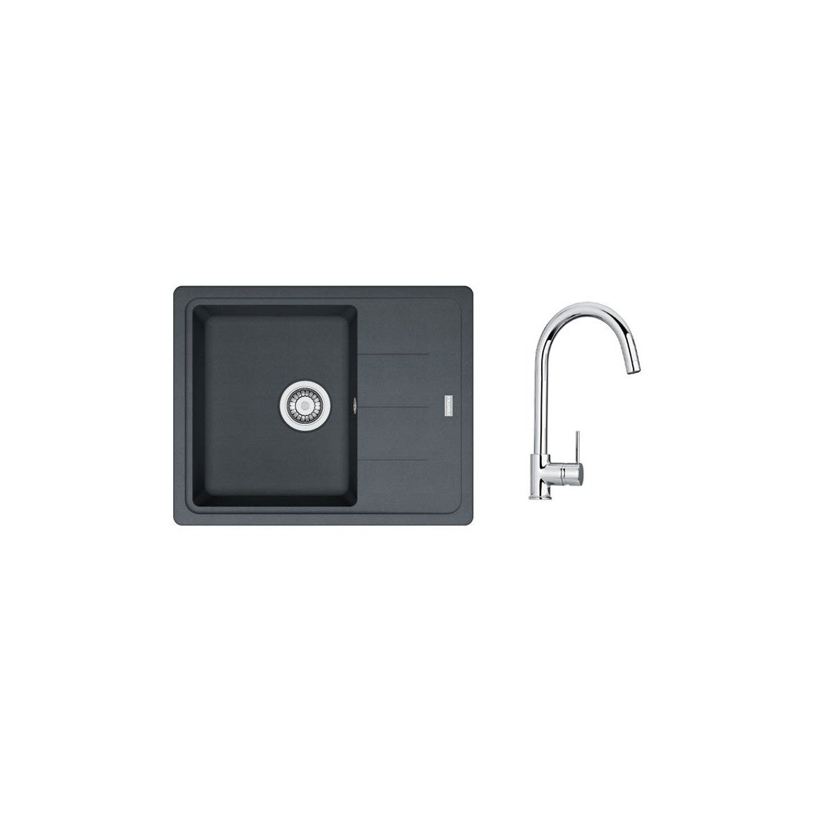 Pack Franke Basis Fragranit Bfg611-62 + Mitigeur Galb - Coloris ...