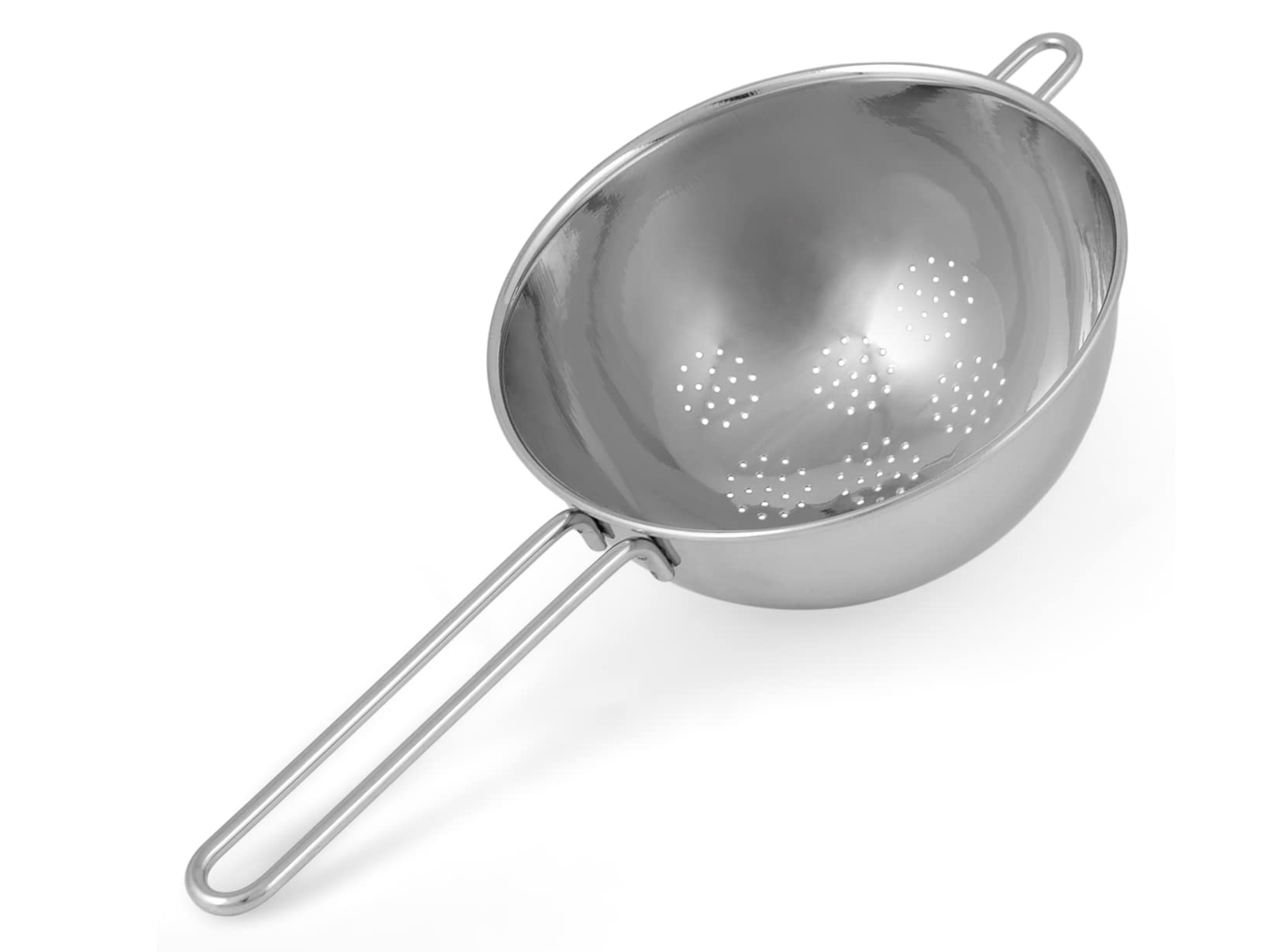 Colador casero en acero inoxidable cepillado 20 cm | Leroy Merlin