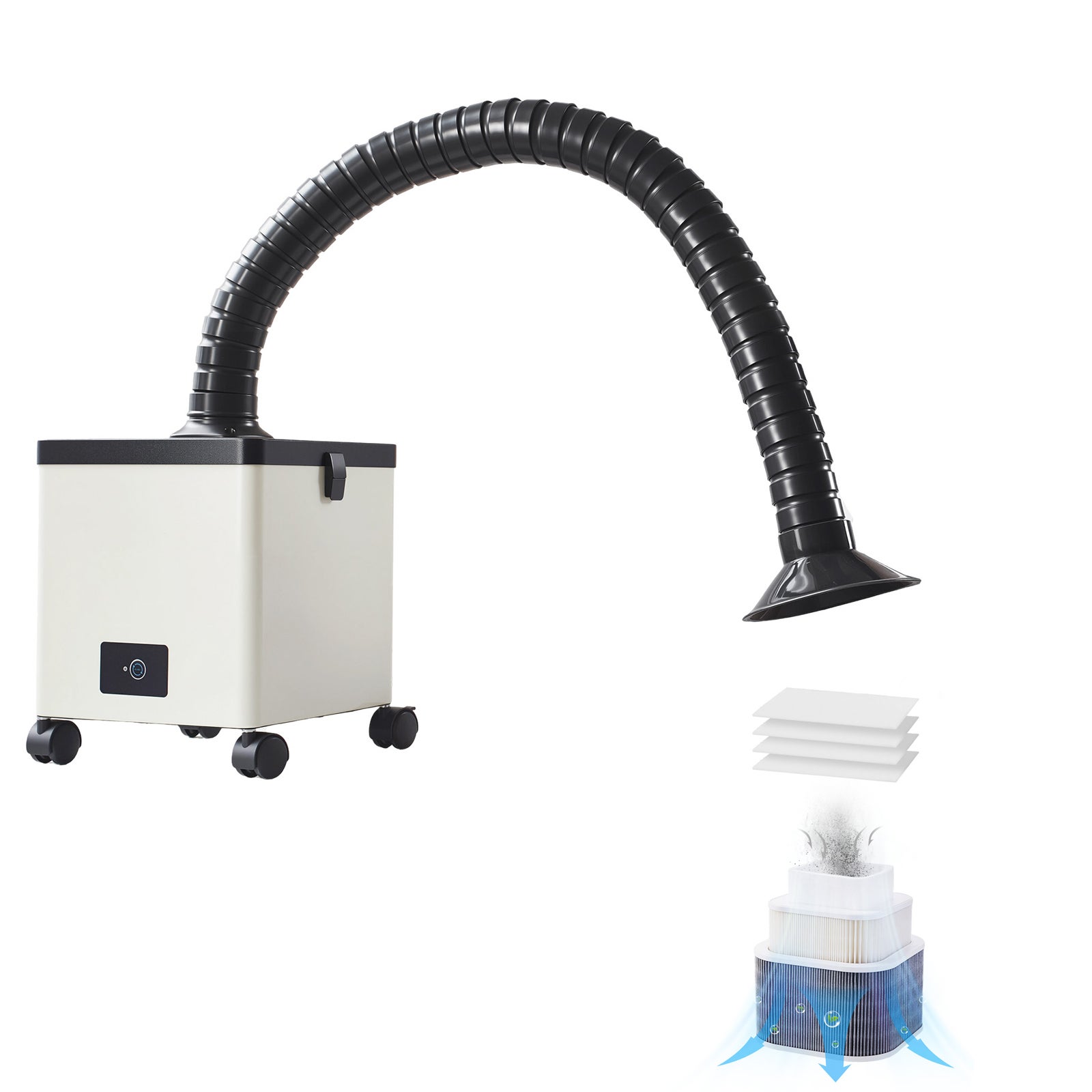 Extractor de Humos para Soldadura 85W SucceBuy, Ventilador sin ...
