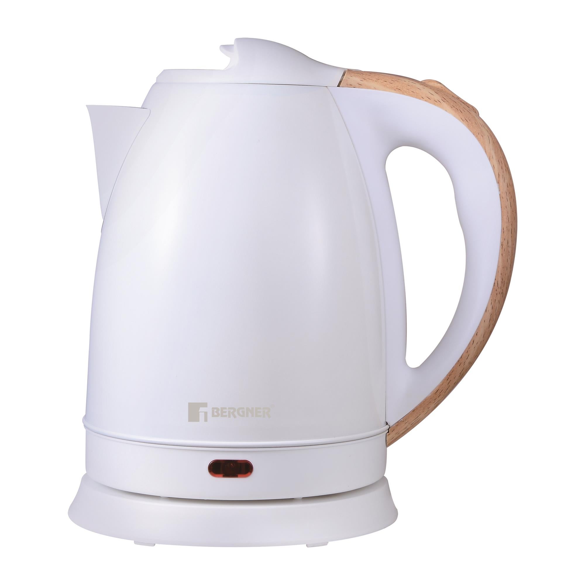 BERGNER Hervidor Eléctrico NATURALLY 1500-1800W 1,7 L en Blanco | Leroy ...