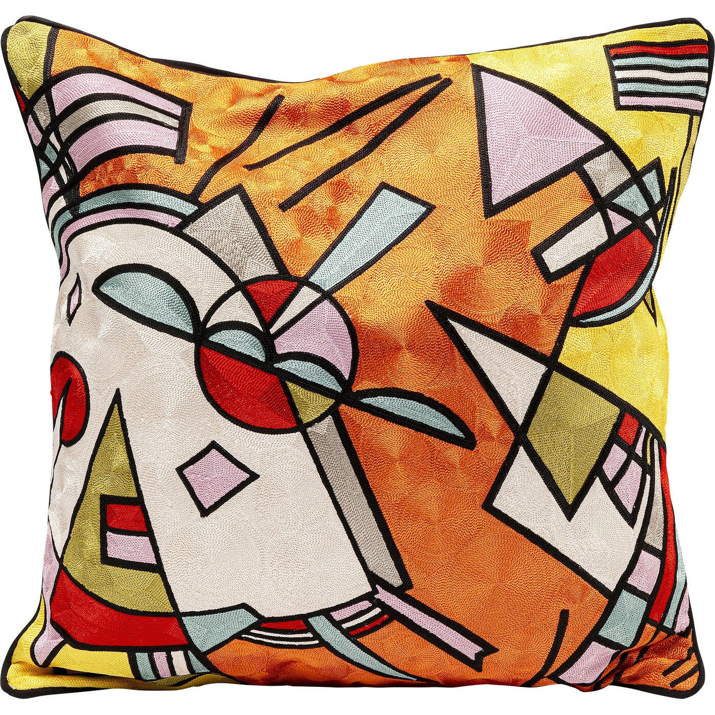 Coussin Art Line orange Kare Design | Leroy Merlin