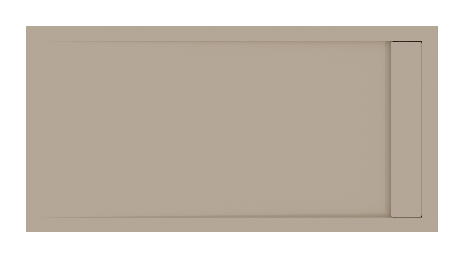 RECEVEUR DE DOUCHE EN RÉSINE LM ELEGANT - 100X100 - RAL 1019 - Couleur ...