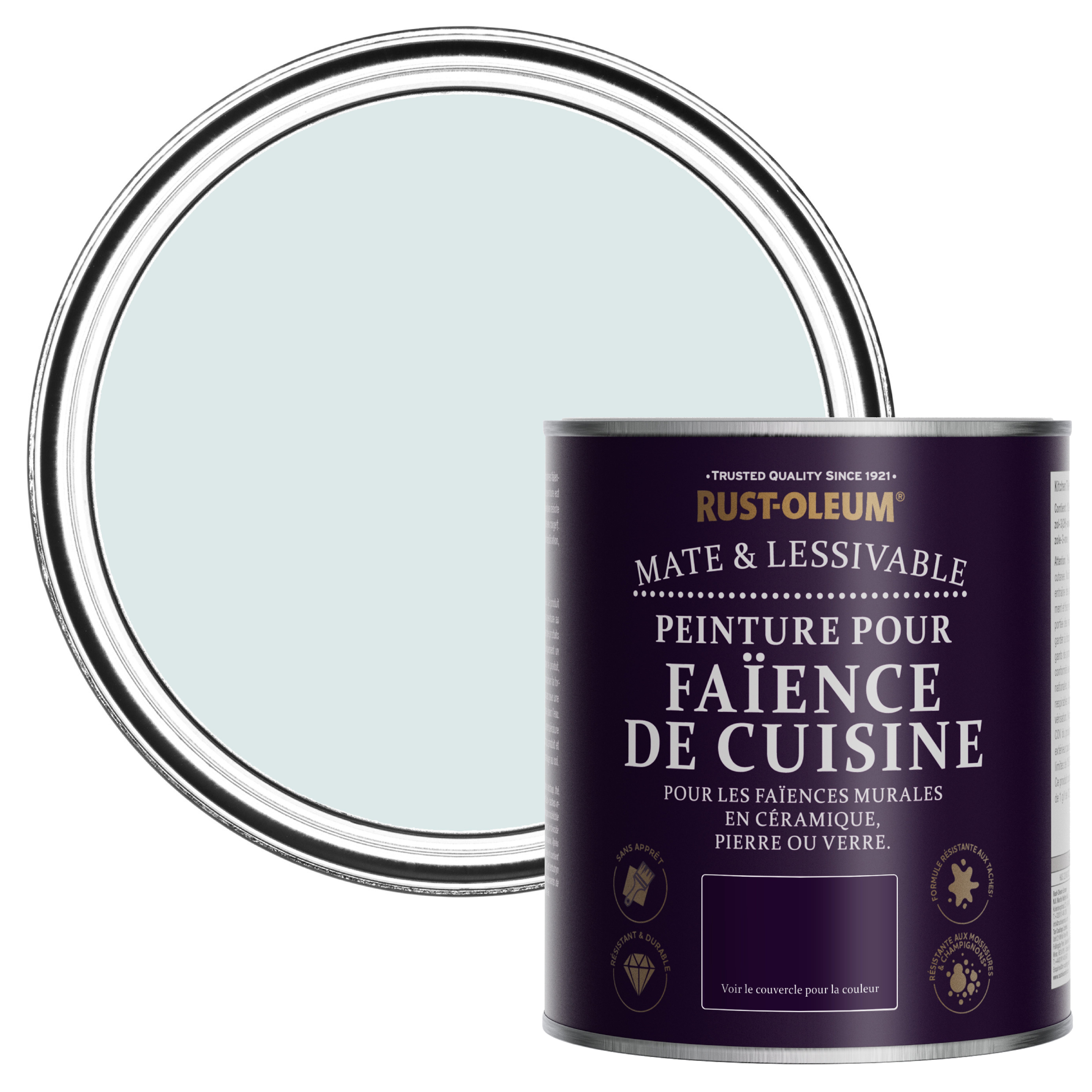 Rust-Oleum Peinture Bleue pour Faïence de Cuisine, Mat - Marcella 750ml ...