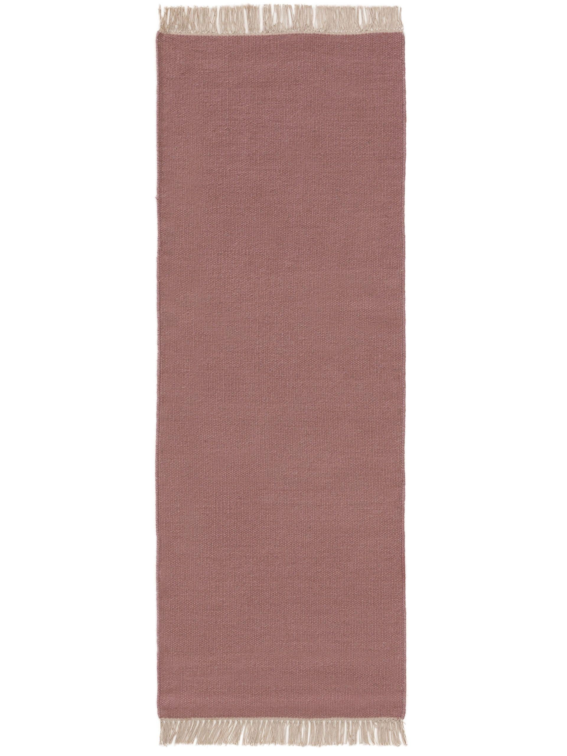 BENUTA - Alfombra de lana Liv rosa 80x250 cm | Leroy Merlin