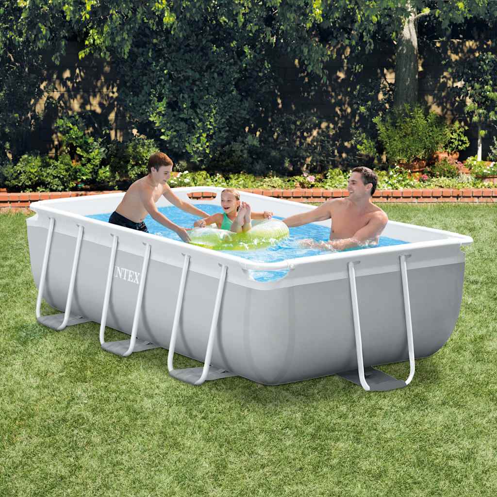 Intex Conjunto de piscina Prism Frame rectangular 300x175x80 cm | Leroy ...