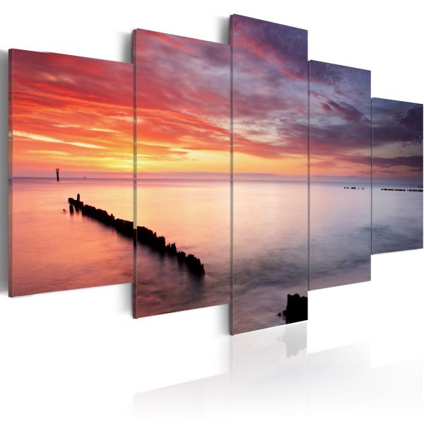 Tableau Jeu de couleurs au bord de la mer 200x100 cm | Leroy Merlin