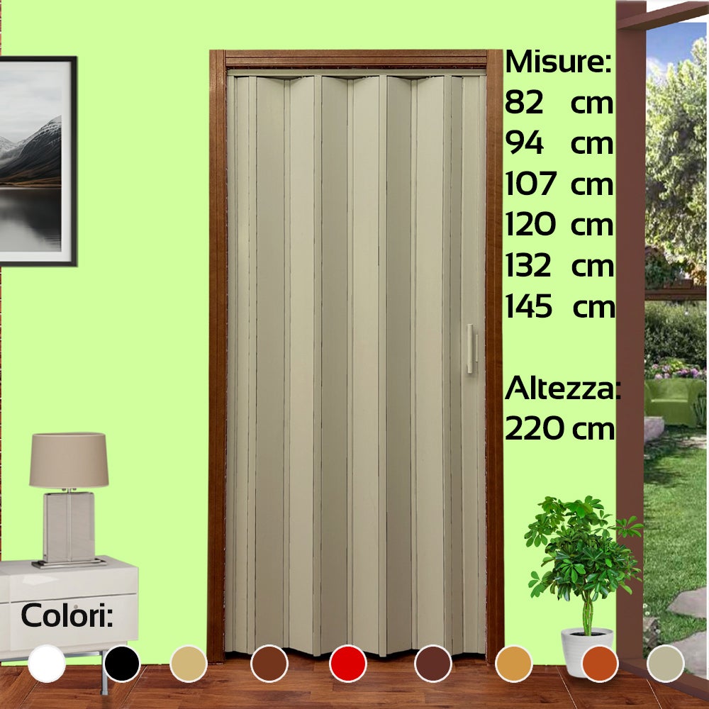 PORTE PLIANTE EN KIT DIY mod. Lorella 107x220H cm à découper et à ...