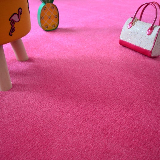 Moquette Pailletée - Flash - Rose - Rouleau de 4m x 23m | Leroy Merlin
