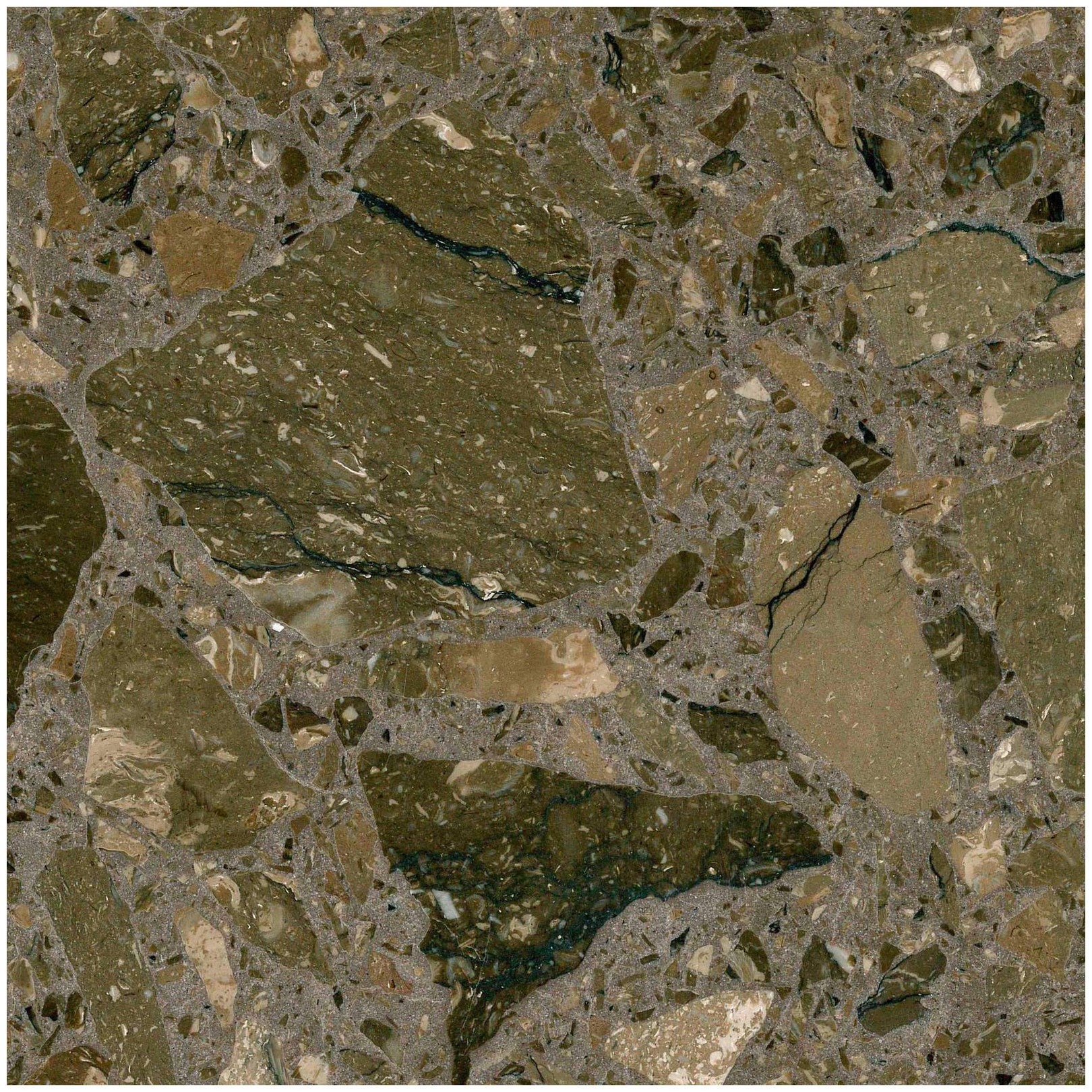 Marbre composite résine COMPOMARBLE RASOTICA - 60x60 cm - Brillant ...