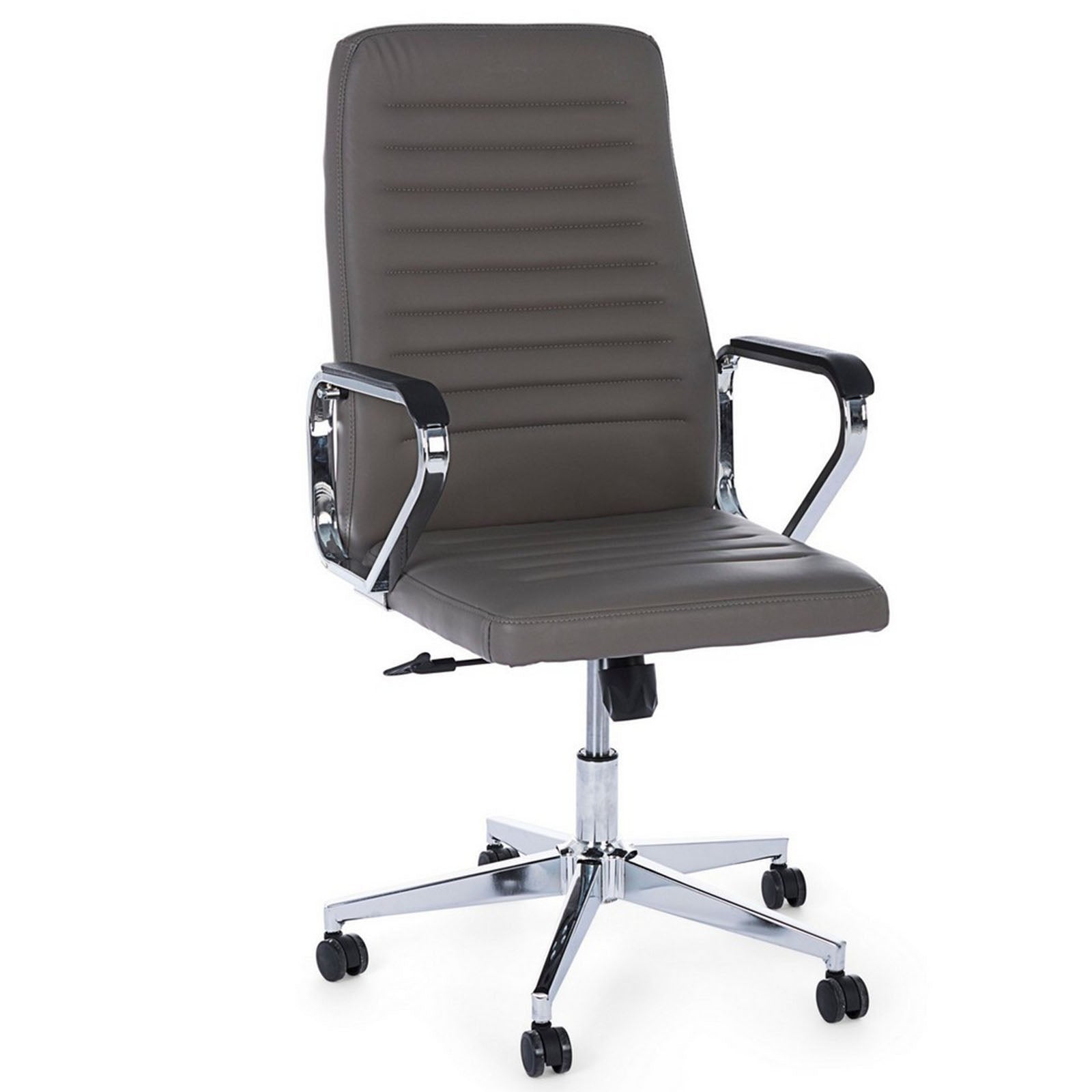 Sillón de oficina Derek blanco regulable en altura 58x50x100h cm ...