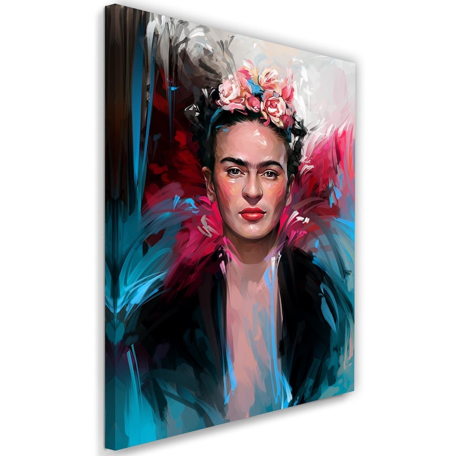Tableau portrait de Frida Kahlo - 40 x 60 cm | Leroy Merlin