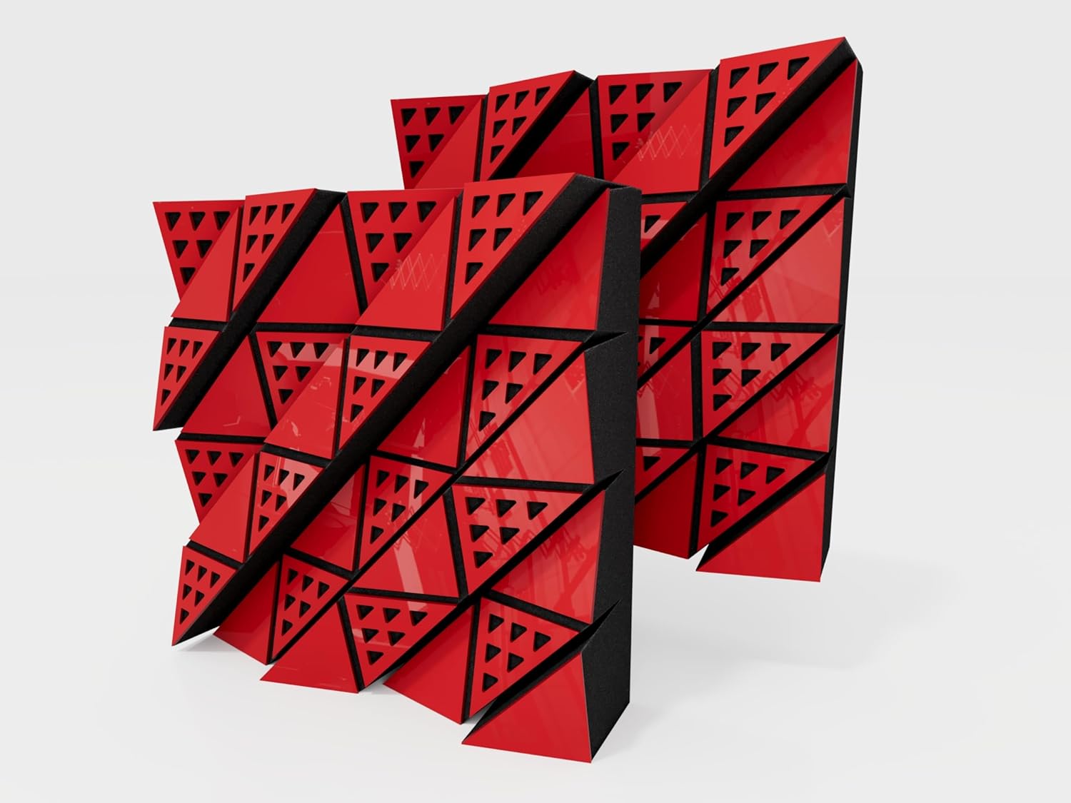 Lot de 2 diffuseurs acoustiques | Diffusion 2D | Réflexion – Diffusion ...