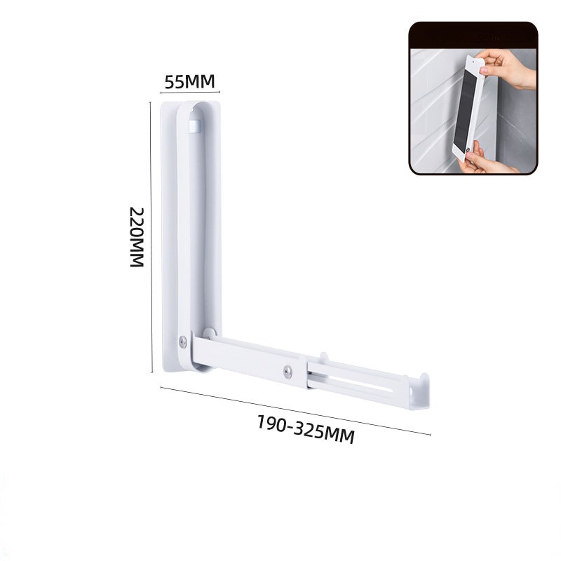 Tablette de rangement magnétique, blanc, longueur rétractable 19-35 cm ...