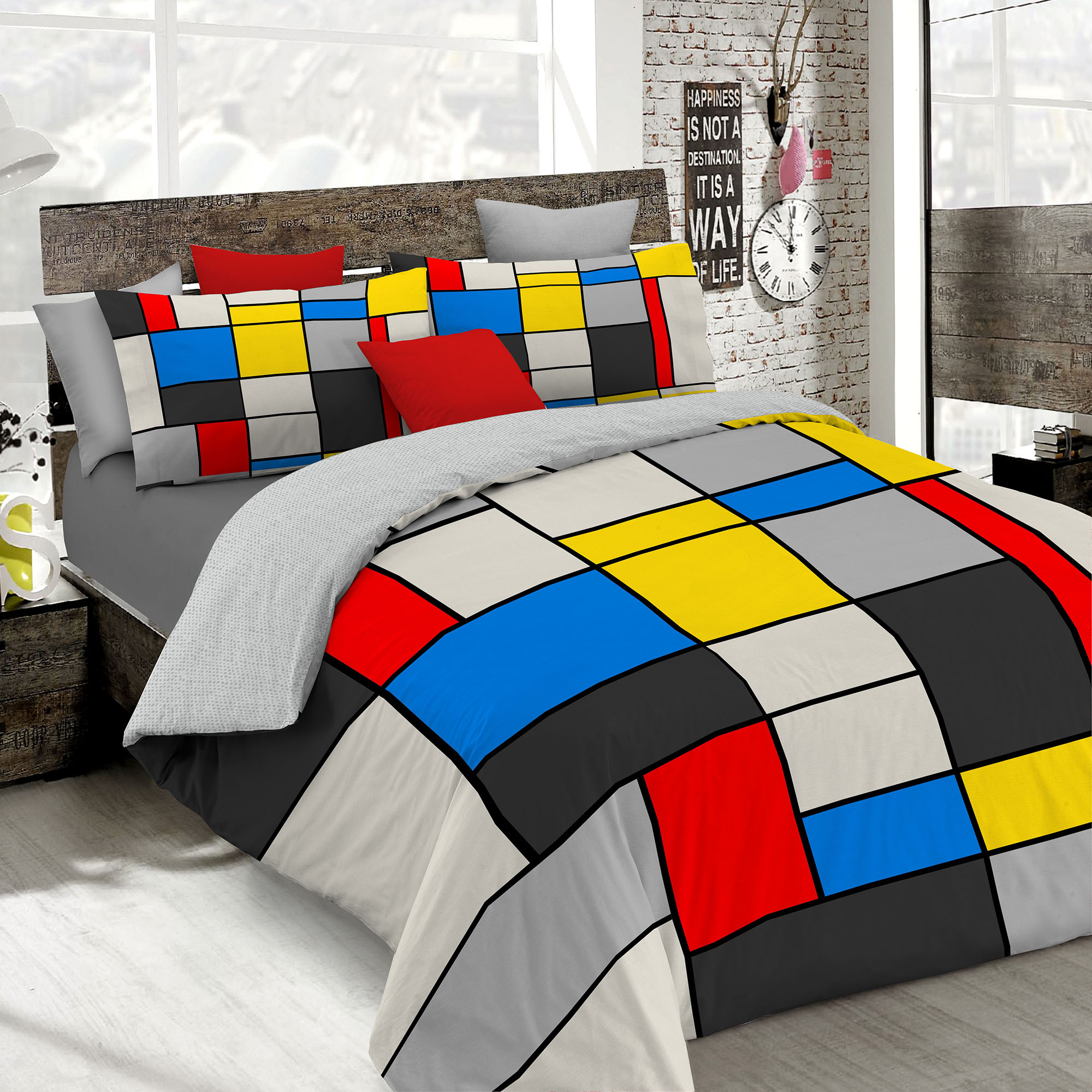 Funda nórdica SD estampado digital, 100% algodón, doble, SD67 | Leroy Merlin