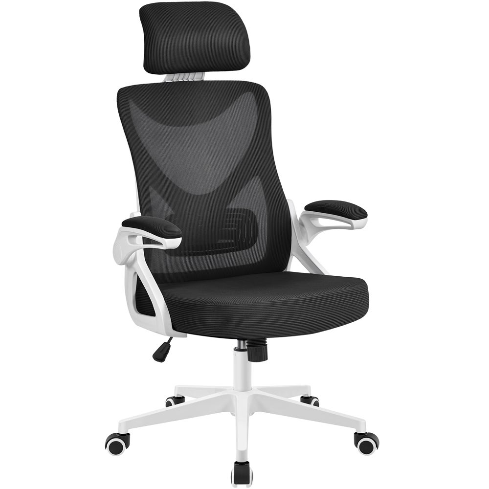 Chaise de Bureau en Maille Haut Dossier Chaise d'Ordinateur Pivotante ...