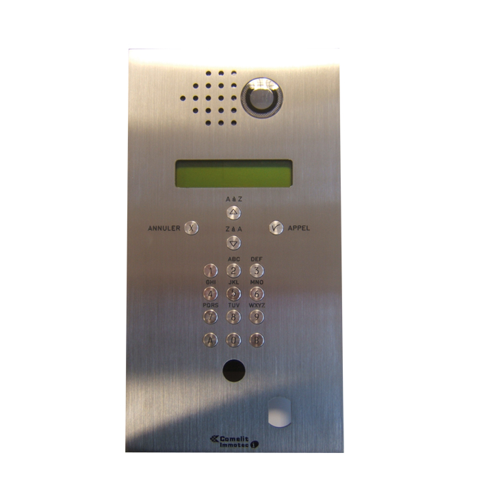 COMELIT - Platine Vidéo digitale inox défilement à goujons - PIC4G ...