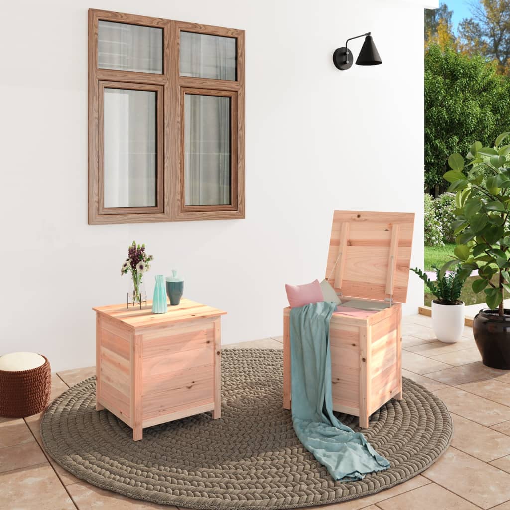 VidaXL Baúl para cojines madera de abeto maciza 50x50x56 cm | Leroy Merlin
