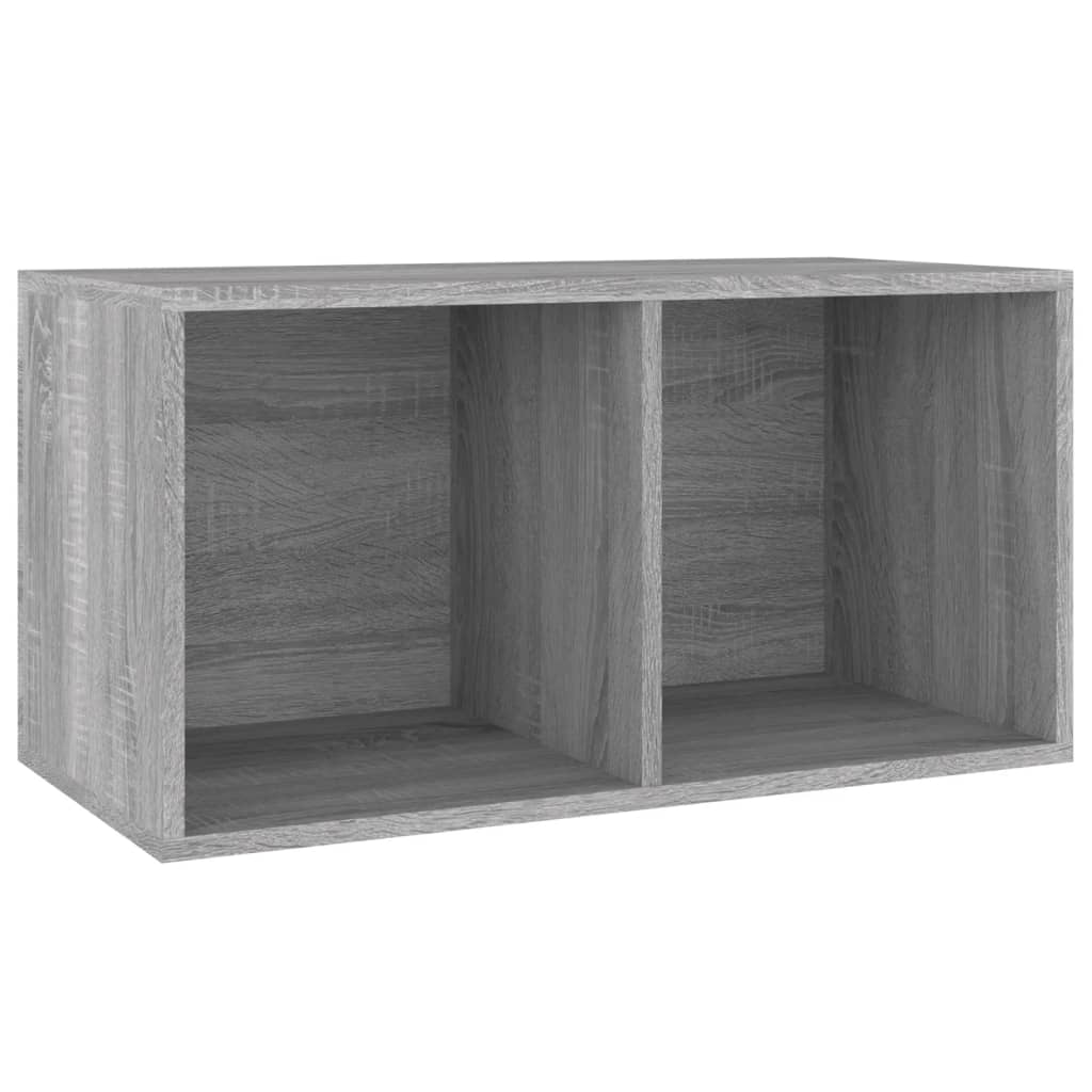 Caja para discos de vinilo madera contrachapada gris 71x34x36cm ...