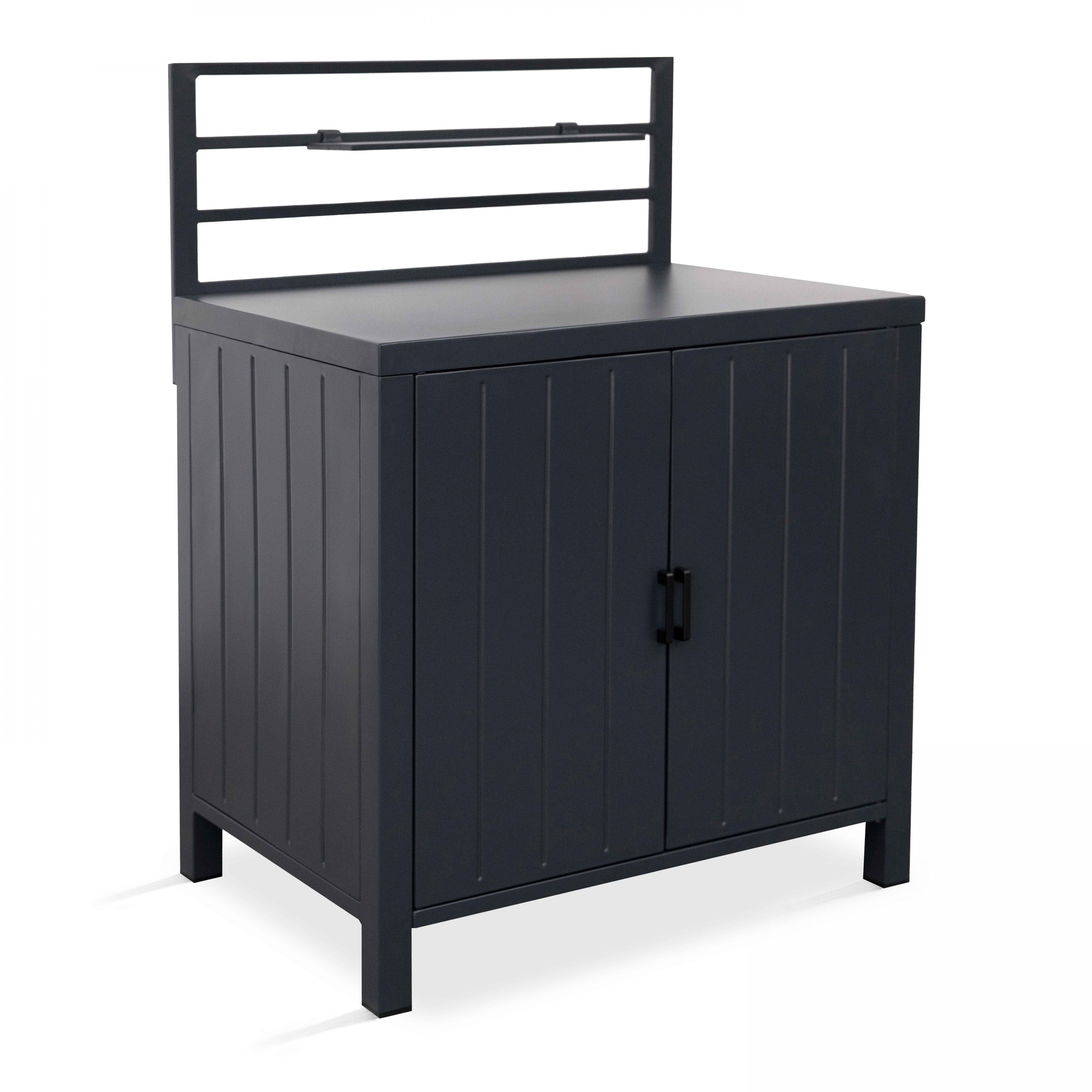 Meuble double porte/plan de travail pour cuisine extérieure | Leroy Merlin