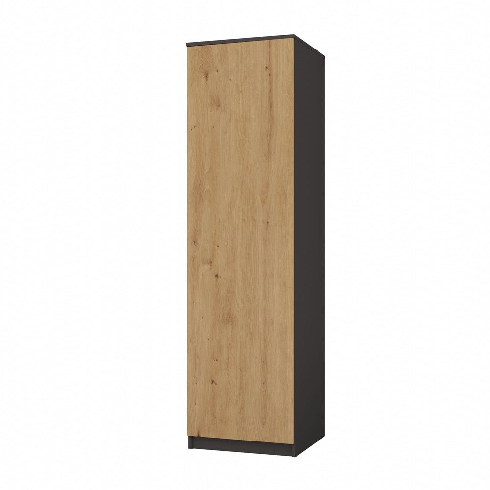ESME - Armoire simple style scandinave chambre à coucher - 50x50x180 ...