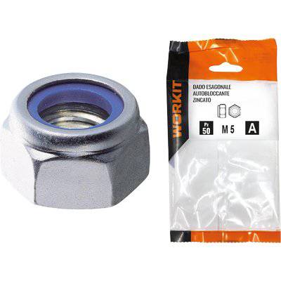 ECROU HEXAGONAL HAUT AUTOBLOQUANT GALVANISE M 12 CF=PCS 8 | Leroy Merlin