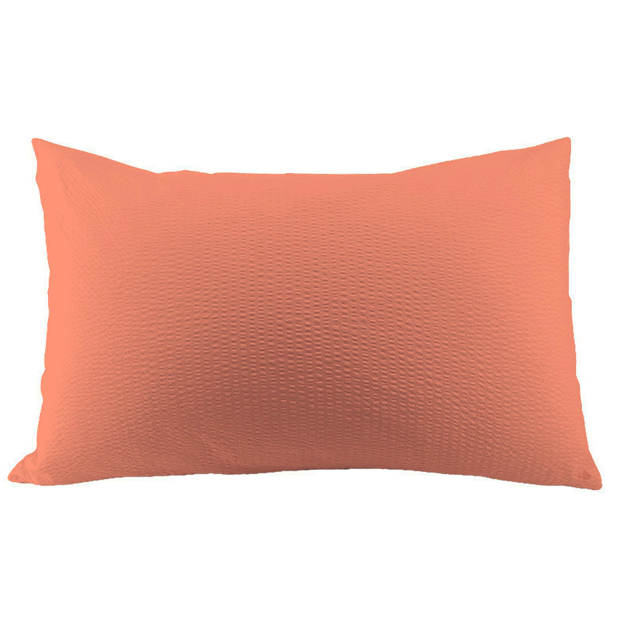 Taie d'oreiller 50x70 cm coton POPPY orange terrasienna | Leroy Merlin